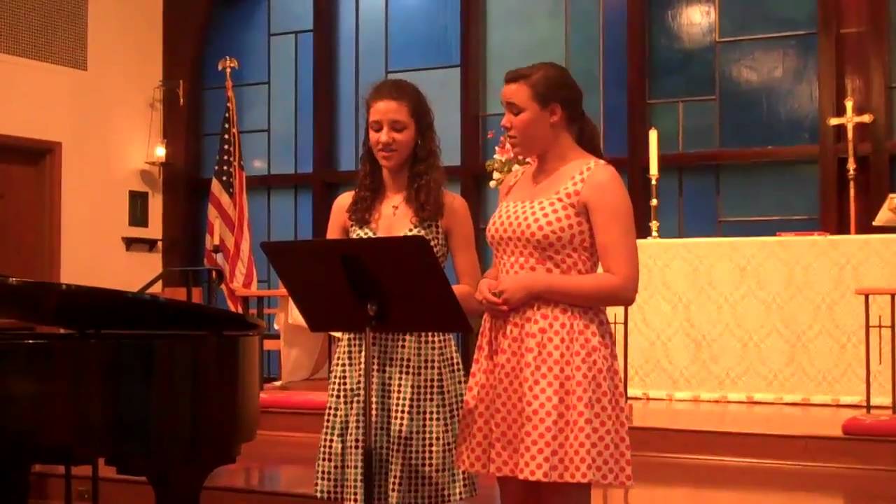 Grace Laboy and Lizzie Bartlett perform The Flower Duet by Leo Delibes ...