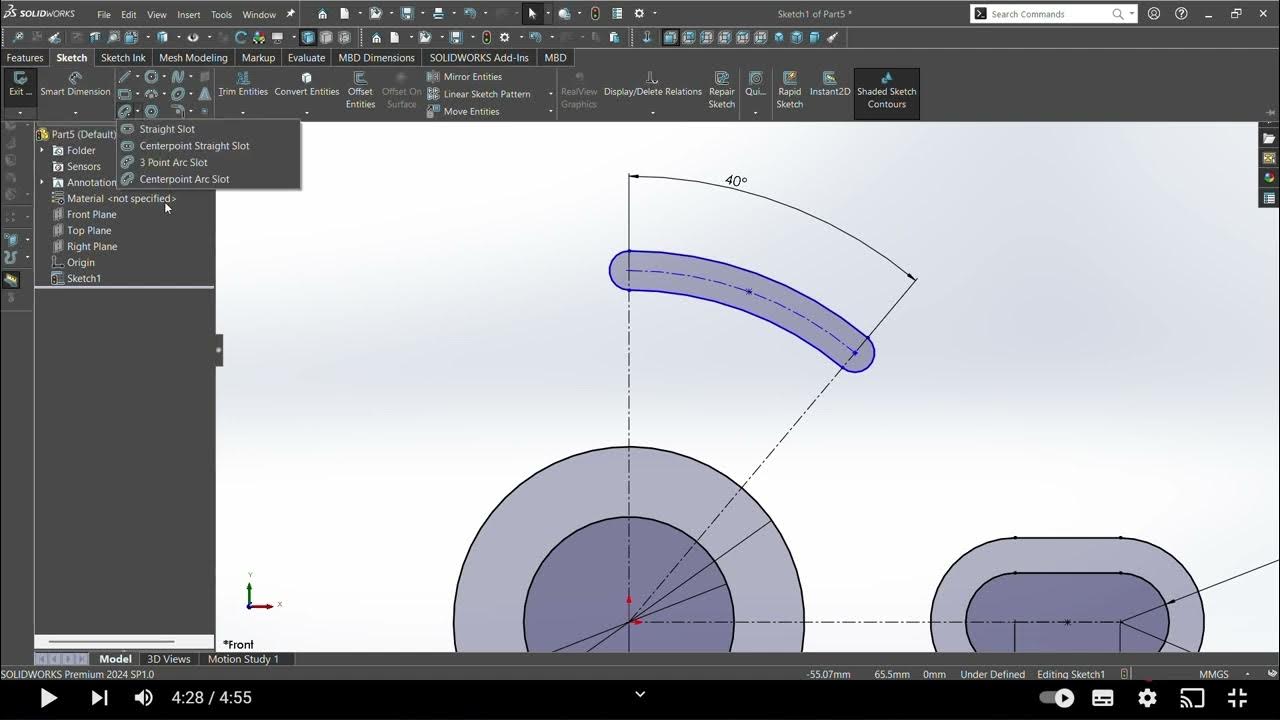 TUTORIAL EXERCISE 1 SOLIDWORKS - YouTube