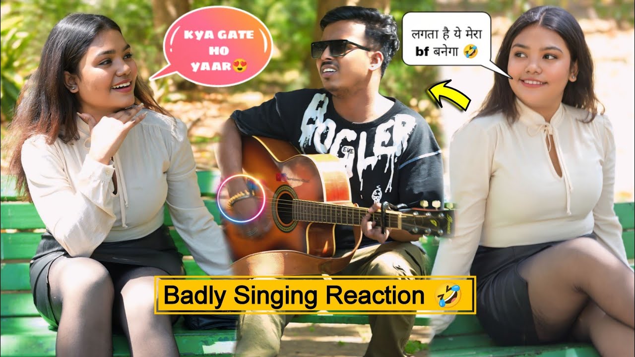 Badly Singing Reaction In Public | Singing Prank |Old & New Mashup Song ...