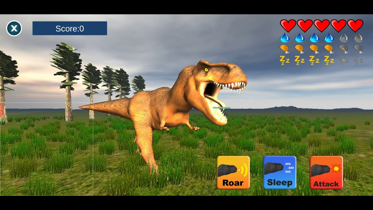 Derrotamos o Dinossauro Rex no Dino Sim!! - YouTube
