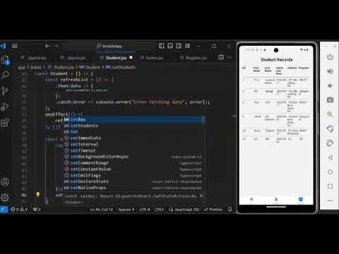 16 React Native Sorting Tabular Data - YouTube