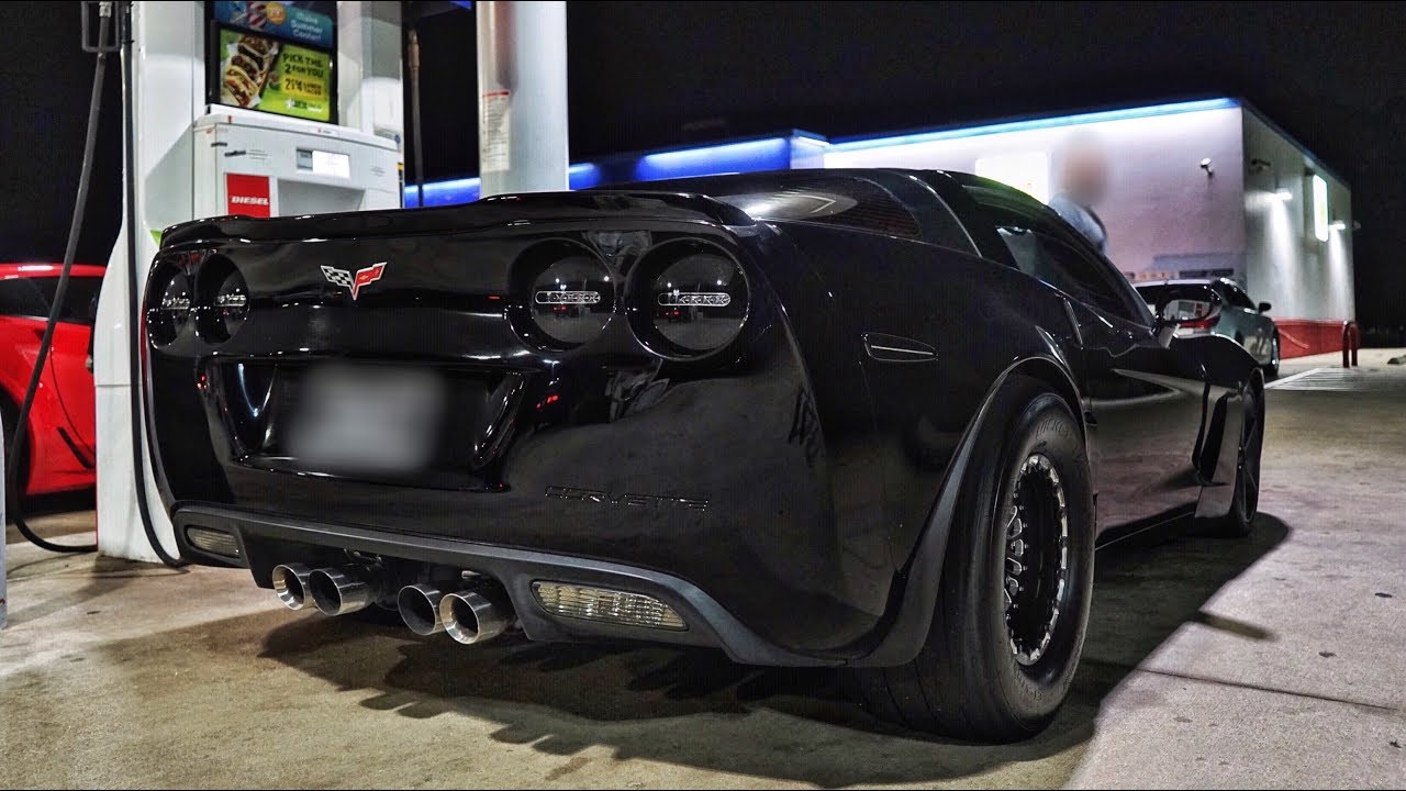 900HP Corvette STREET RACES Nitrous Hellcat, Whipple Mustang & NASTY ...