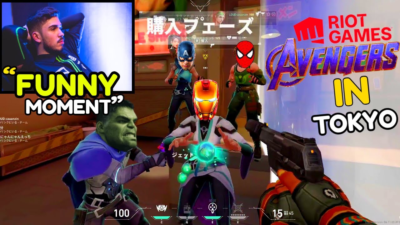 When Loud Aspas Meets Team Avengers In Japan Tokyo server | Funny ...