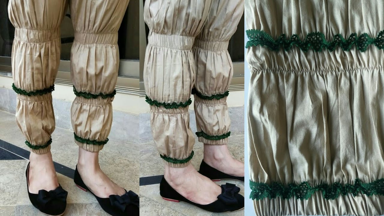 2020 New elastic trouser design very easy cutting . - YouTube