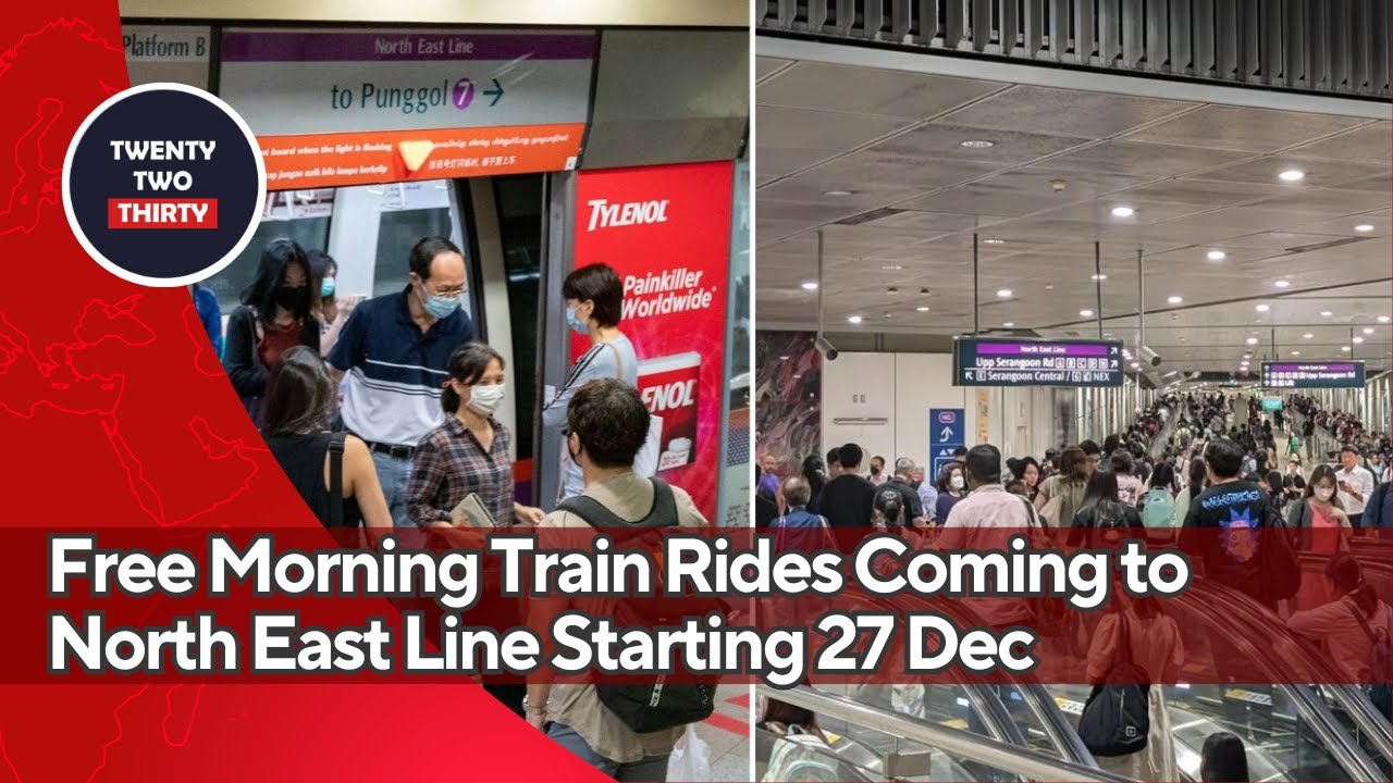 Free Morning Train Rides Coming to North East Line Starting 27 Dec ...