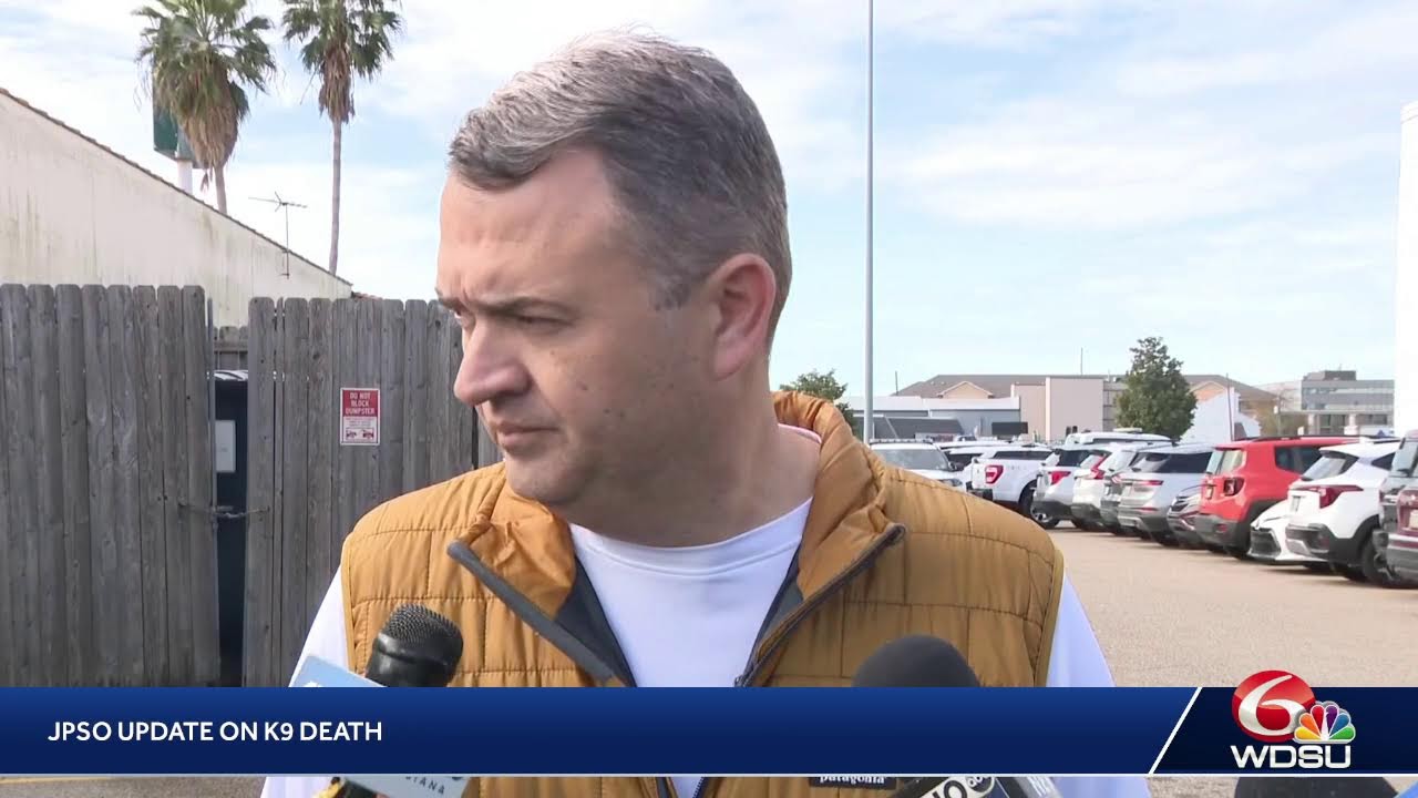 JPSO K9 death press conference - YouTube