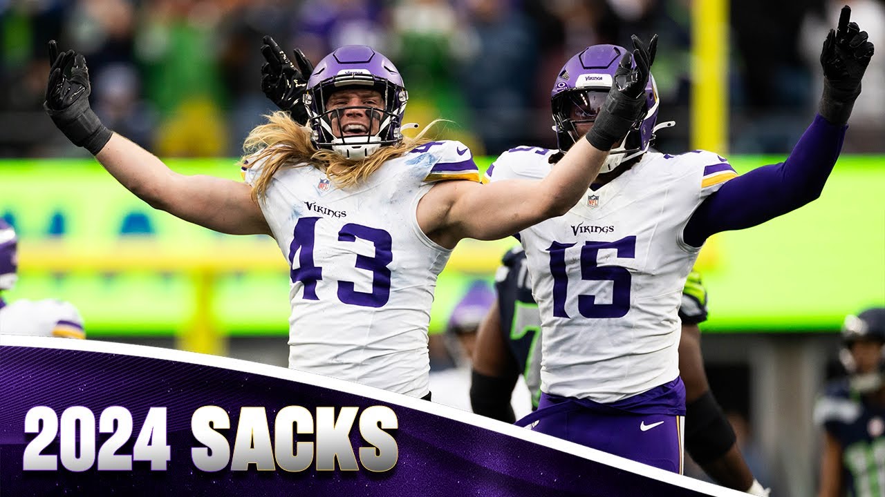 Every Minnesota Vikings Sack from the 2024 NFL Season - YouTube