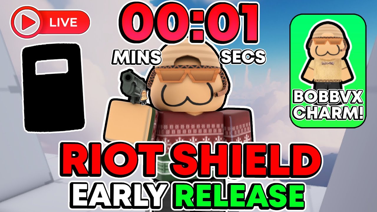 RIOT SHIELD EARLY ACCESS: PLAYING WITH VIEWERS LIVE IN ROBLOX RIVALS! # ...