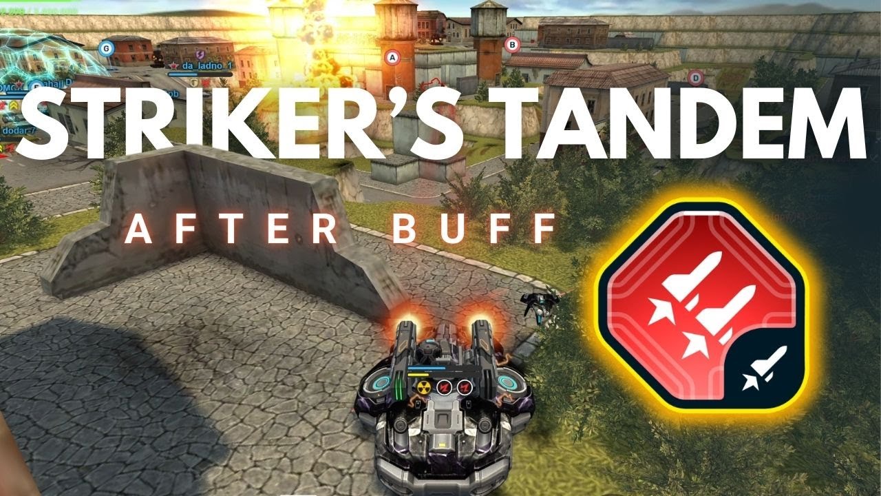 Tanki Online - STRIKER TANDEM Augment | After Buff - YouTube