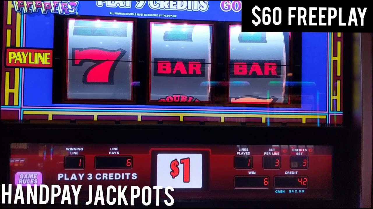 HOT PEPPERS SLOT MACHINE $60 FREEPLAY - YouTube
