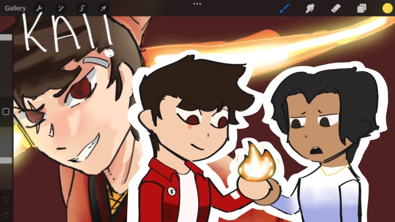 🔥 KAI + HUMAN/MYSTYLE? 🔥| PART 4 NINJAGO AS HUMANS | Speed Paint | Draw ...