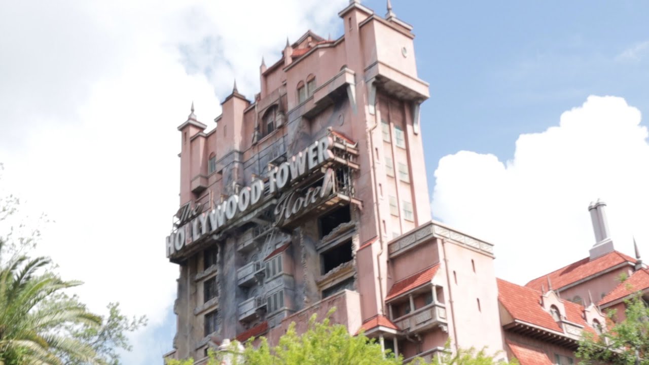 Tower of Terror Disney World - Disney Studios Full Ride and POV - YouTube