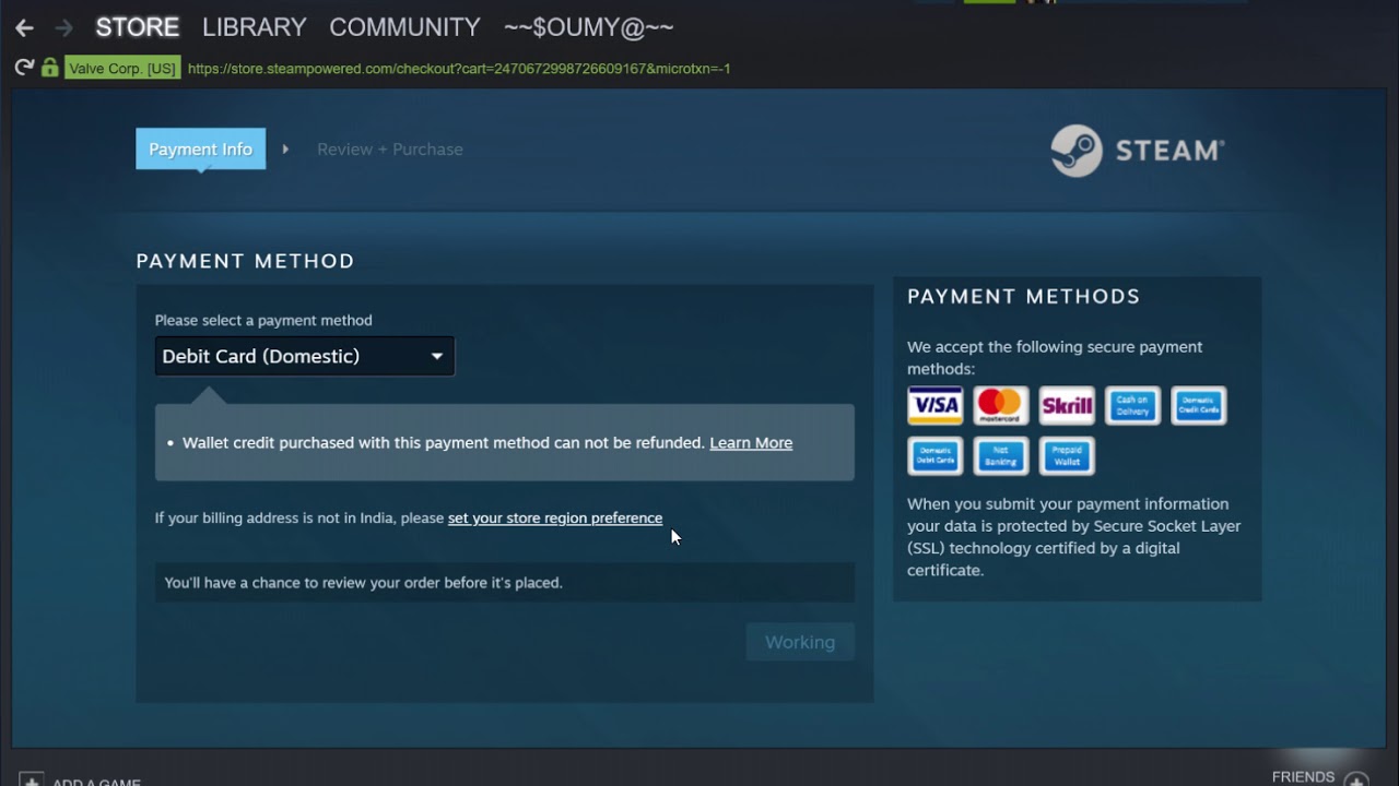(For Indian Gamers) How To Add Funds On Your Steam Wallet With Your ...