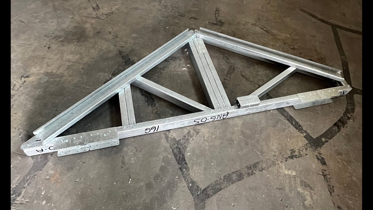 Assembled LGS Truss (Example) - YouTube