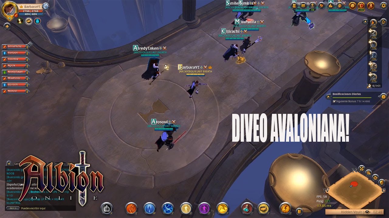 🗡️ ALBION ONLINE # 27 | DIVEOS EN ALBION | DIVEO A AVALONIANA 8.2 ...