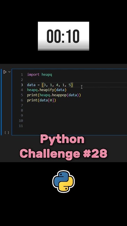 Can You Solve This Python Heapq Puzzle? 🐍 #PythonChallenge - YouTube