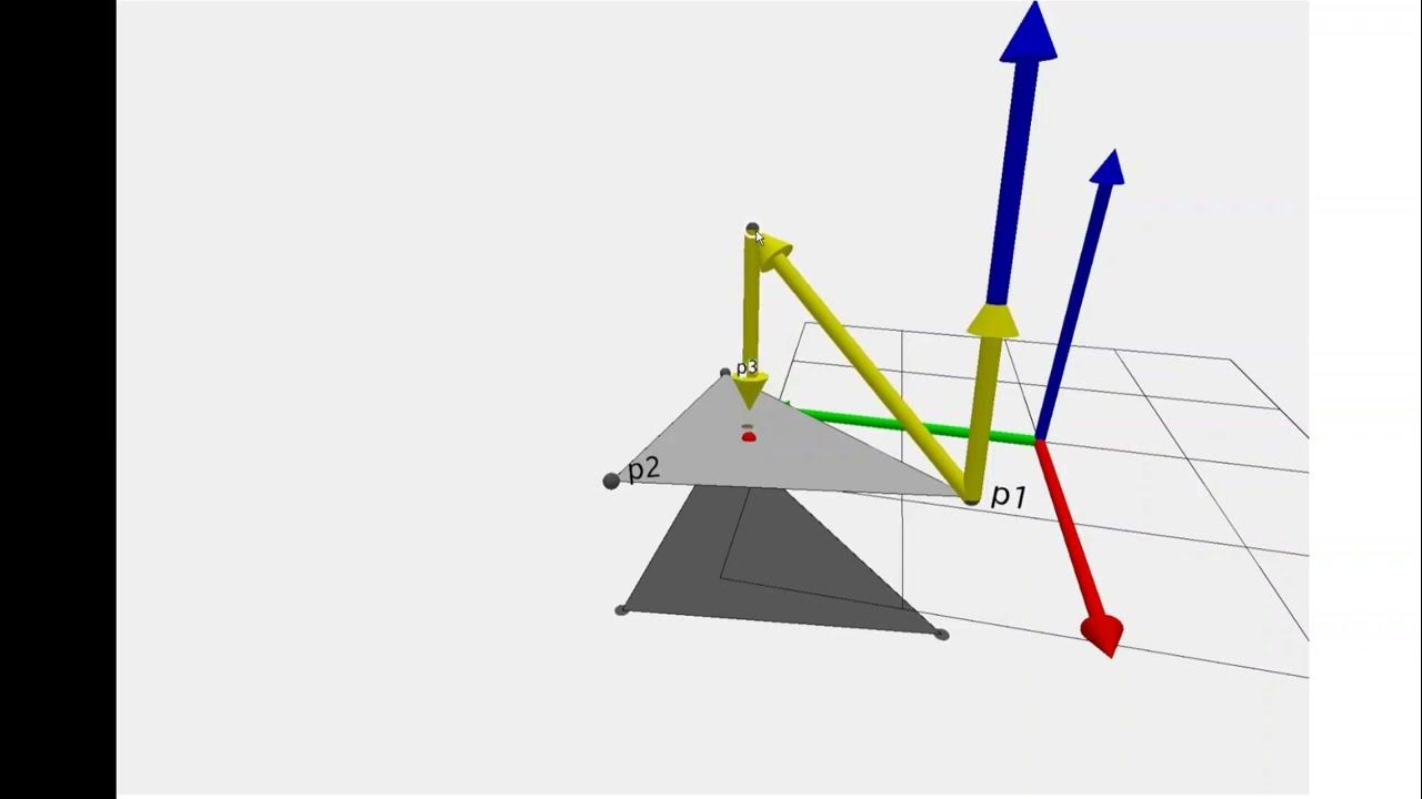 Projecting a Point to a Plane in 3D - YouTube