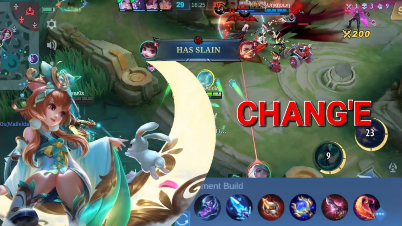 Chang'e mlbb gameplay - By average mlbb player - Chang'e mage ml - YouTube