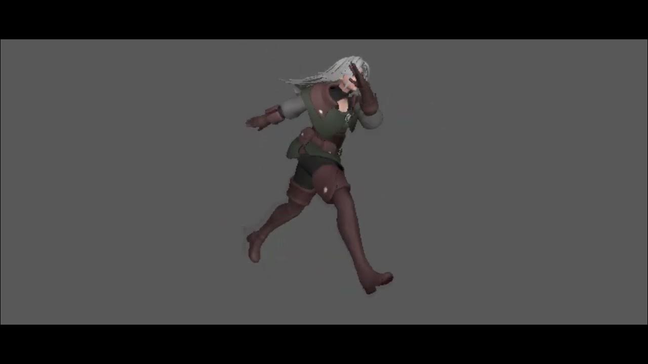 Azri Run Cycle, Sword Animation - YouTube