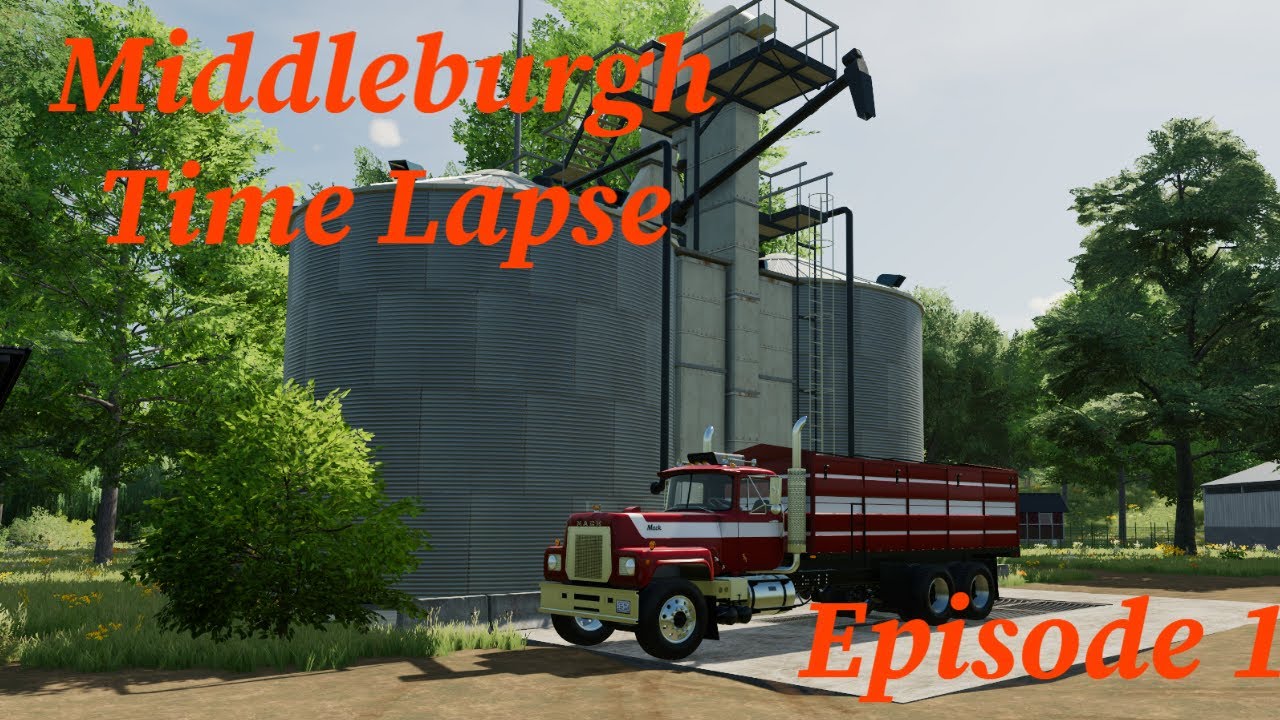 HARVESTING CORN| Middleburgh Time Lapse | Ep 1 | FS22 - YouTube