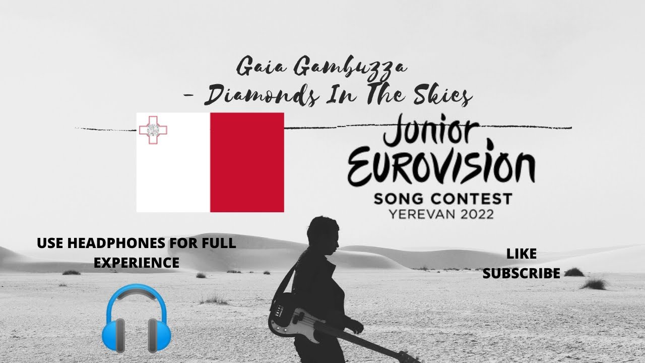 Gaia Gambuzza - Diamonds in the Skies (8D Audio) (Junior Eurovision ...