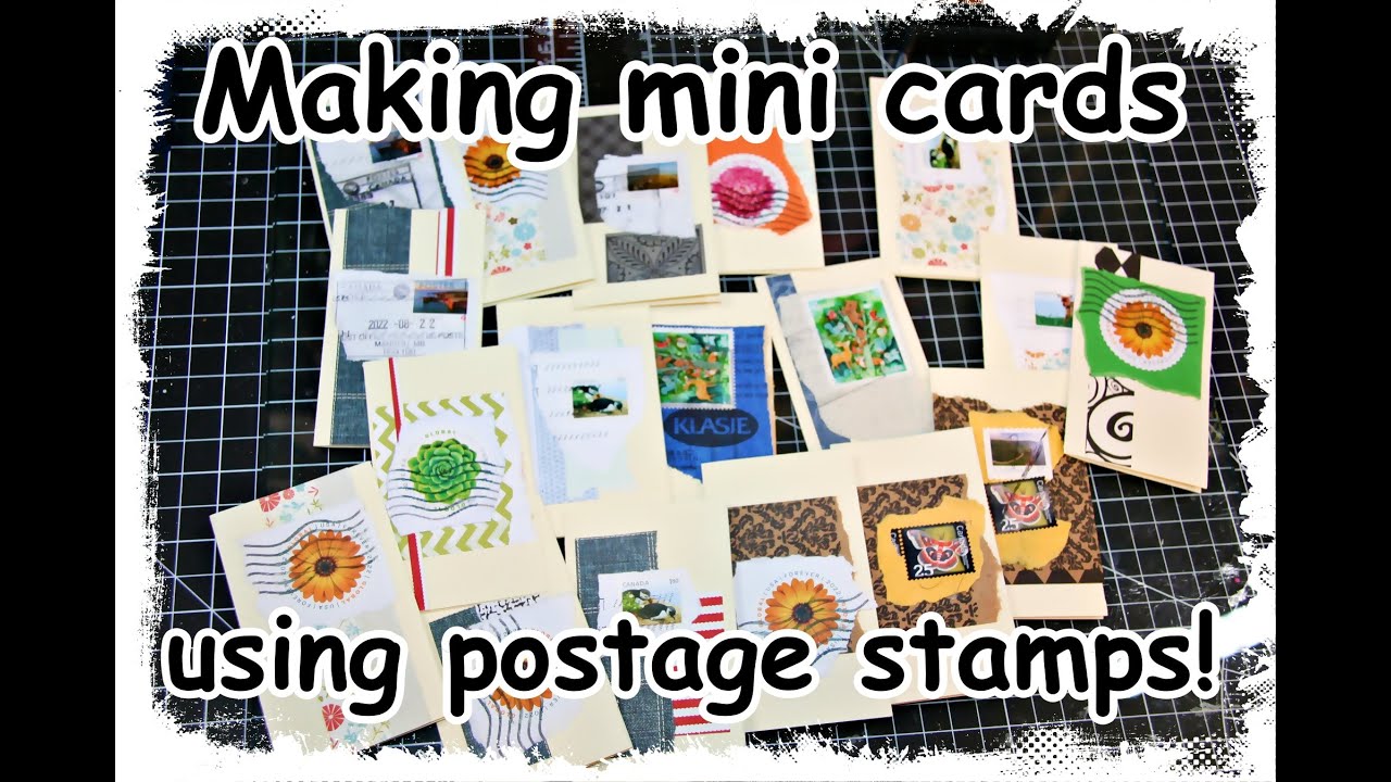 Making mini cards using your scraps and stash video 249 - YouTube