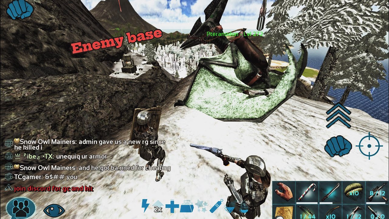 Duo dominating the whole wipe! Ark mobile pvp (ft.Awake🦦) - YouTube