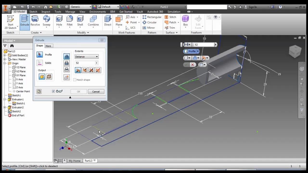 Autodesk Inventor - F1 in Schools Car - Part 4: Car Body - YouTube