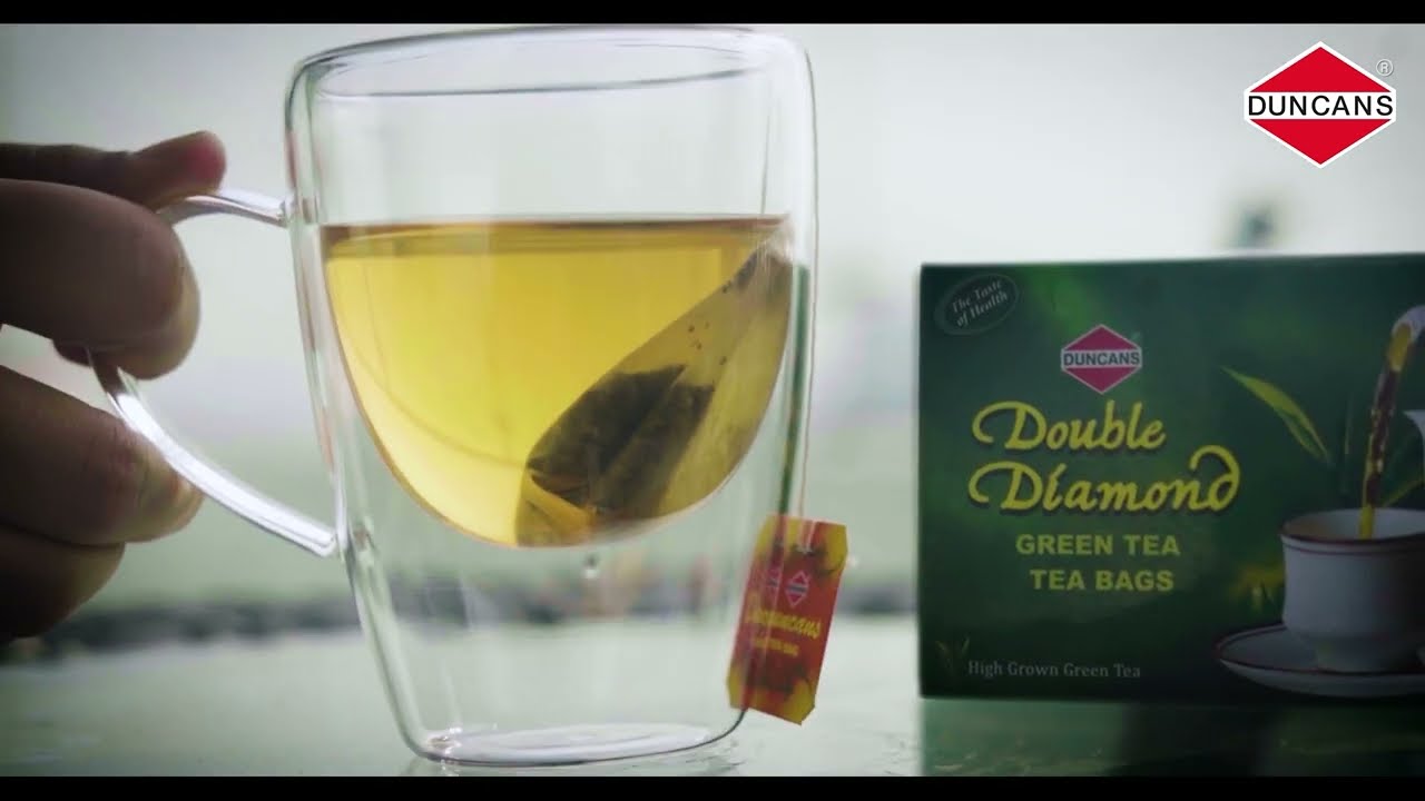 Duncans Double Diamond Green Tea - The Taste of Health - YouTube