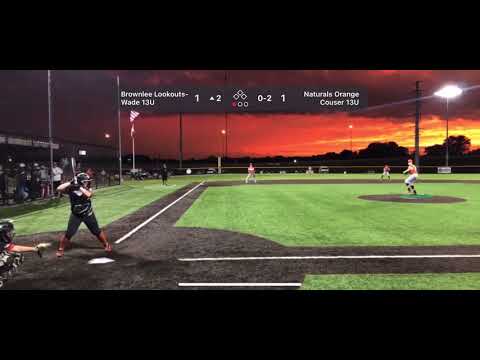 6/18/21 Naturals 13U vs Brownlee Lookouts Wade 13U (final video)