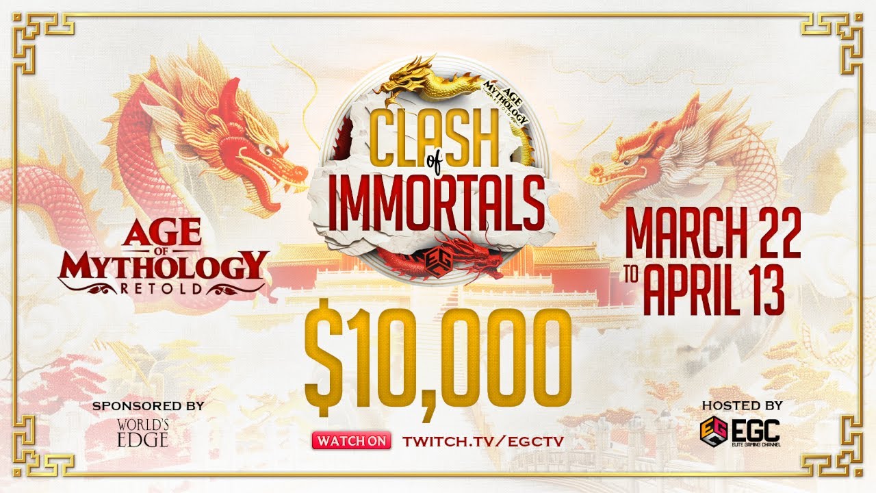 TORNEO AGE OF MYTHOLOGY : CLASH OF INMORTALS by @egctv 10.000$ Pool ...