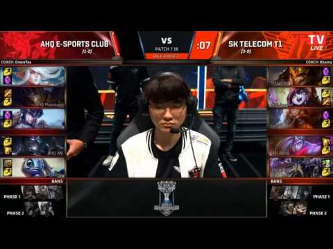 skt vs ahq lượt về cktg 2017 highlight 15/10 | faker cam kassadin an hanh fizz cua westdoor ...