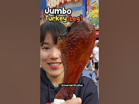 Trying Jumbo Turkey Leg at Universal! 🍗 #shorts #nycfoodie # ...