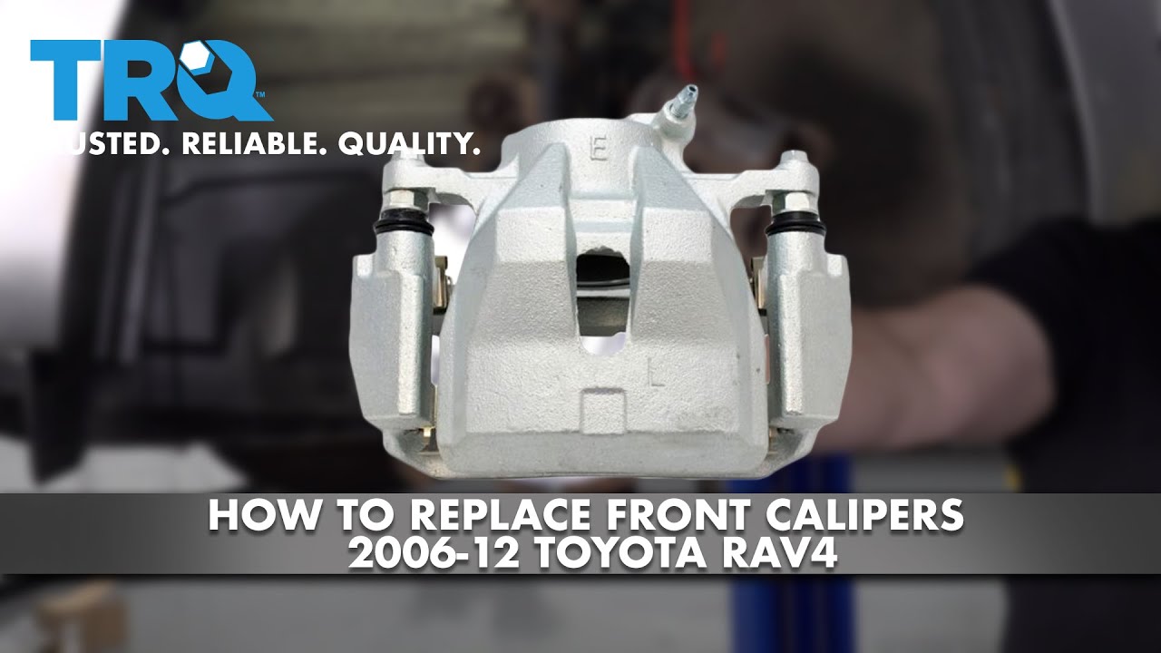 How To Replace Front Calipers 2006-12 Toyota RAV4 | 1A Auto