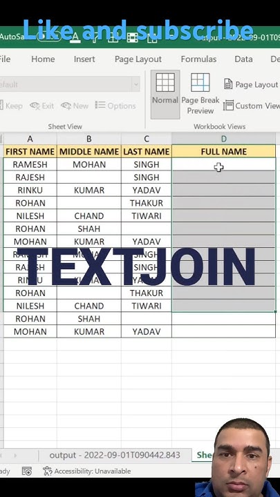 How to use textjoin formula in excel | Difference Between Concatenate & text join | Advance ...