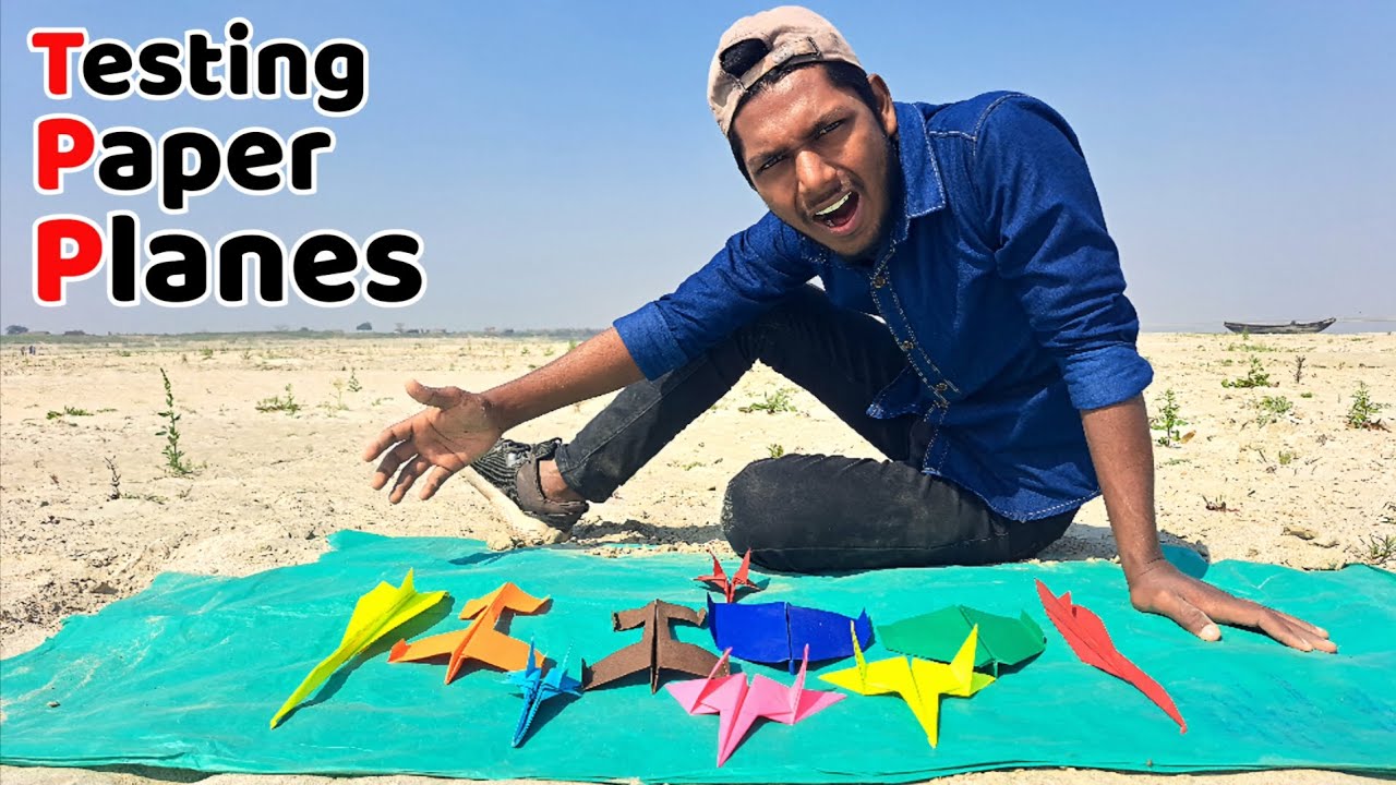 We Tested These Five Paper Aeroplanes. || Paper planes test || How to ...