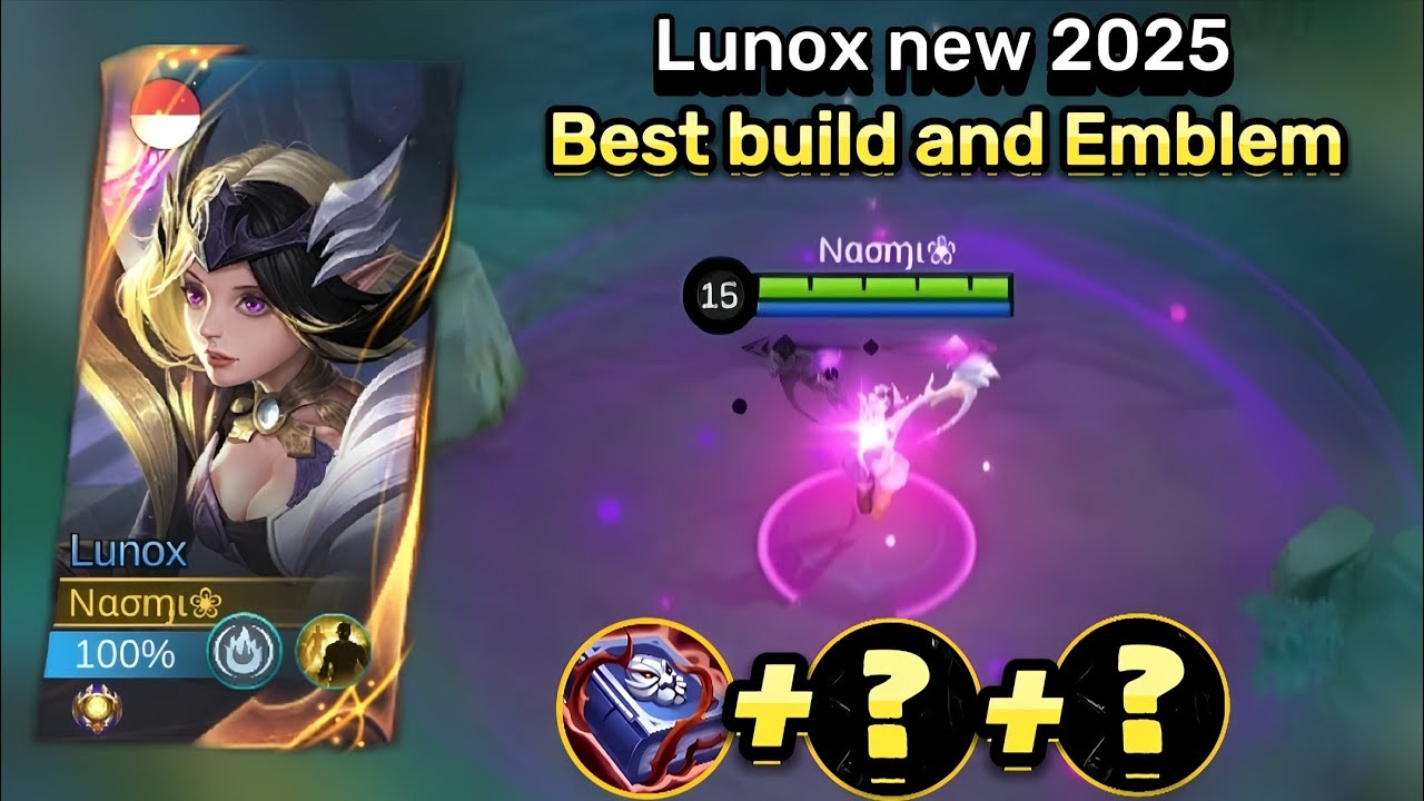 LUNOX NEW 2025 BUILD AND EMBLEM Top Global Lunox Gameplay💕 - YouTube