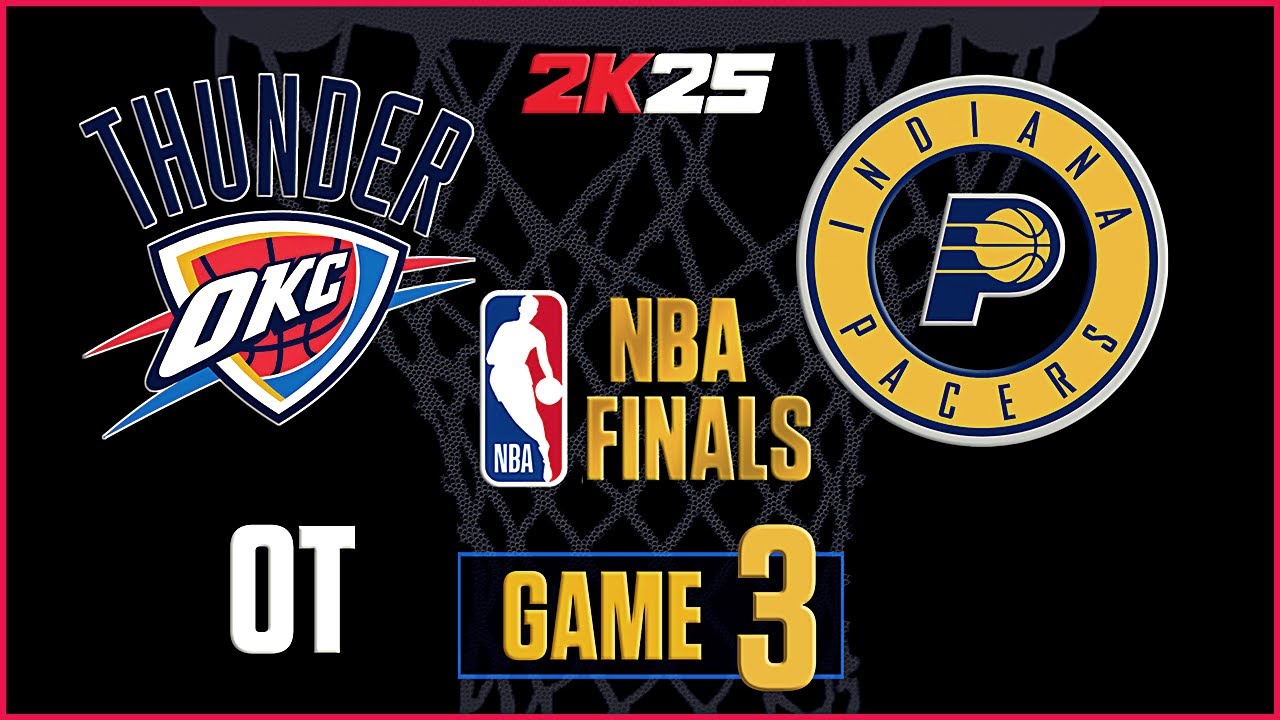 OKC THUNDER VS PACERS ( OT ) Game 3 | NBA FINALS Full Game Highlights | pacers vs thunder | NBA ...
