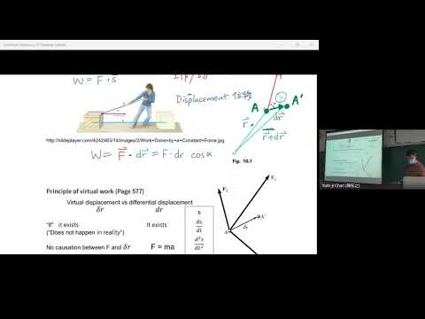 Statics 2022-12-13 (b) Principle of Virtual work-1 - YouTube