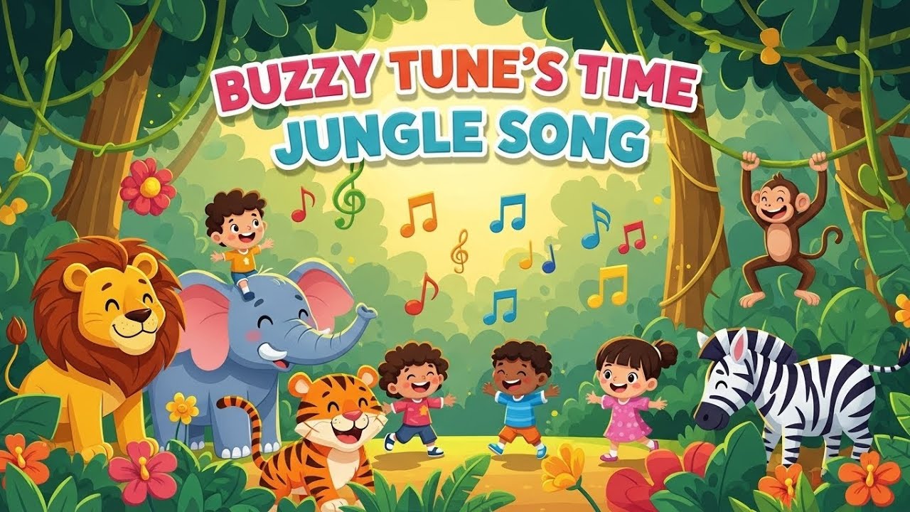 Buzzy Tune’s Time Jungle Song | Animal & Jungle Songs for Kids - YouTube