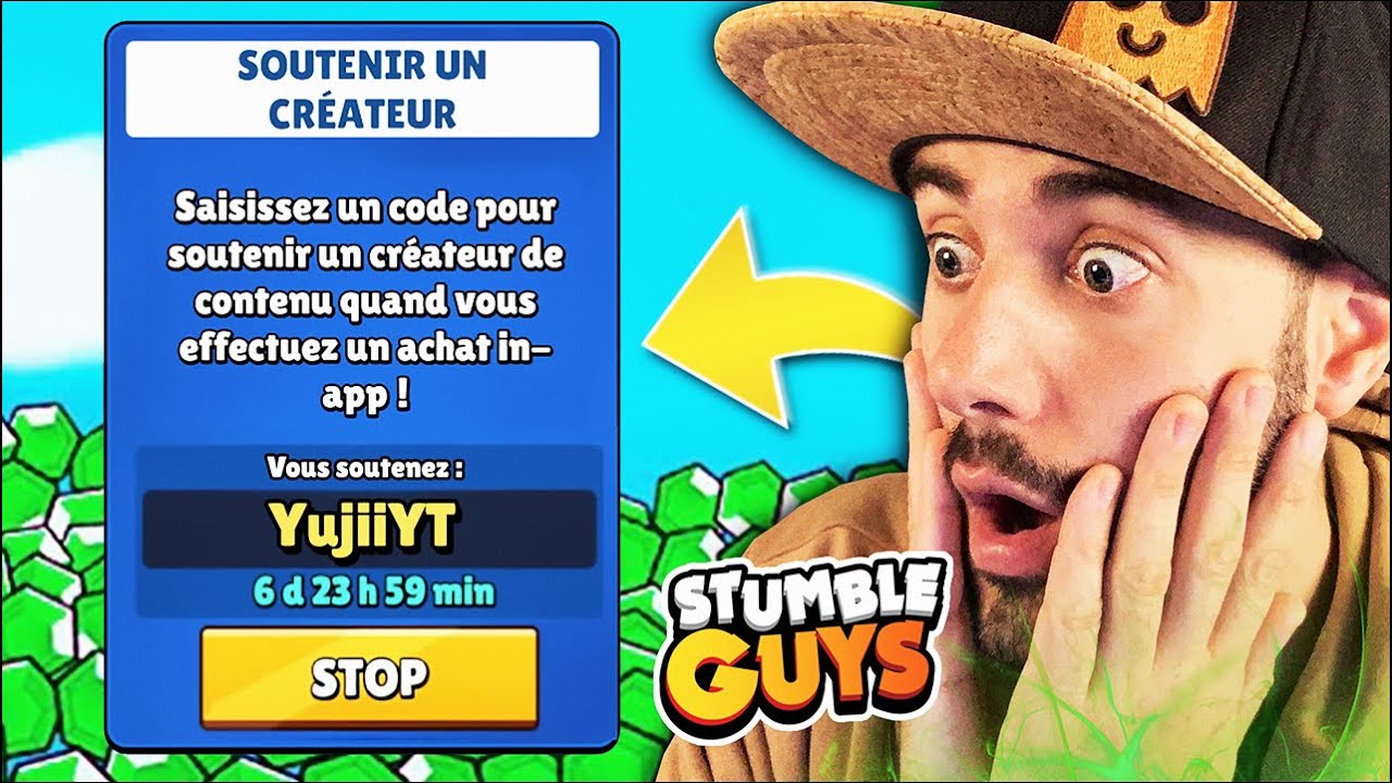 Le CODE CREATEUR Est DISPONIBLE Sur STUMBLE GUYS YouTube le-code-createur-est-disponible-sur-stumble-guys-youtube