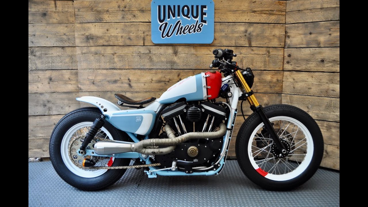 Harley Davidson XL883 Sportster Iron Custom Bobber Flat Track RB ...