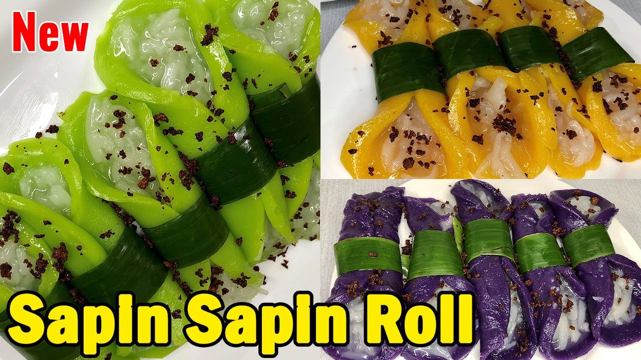 New Sapin Sapin Roll With A Twist | With Macapuno and Latik | Bagong ...
