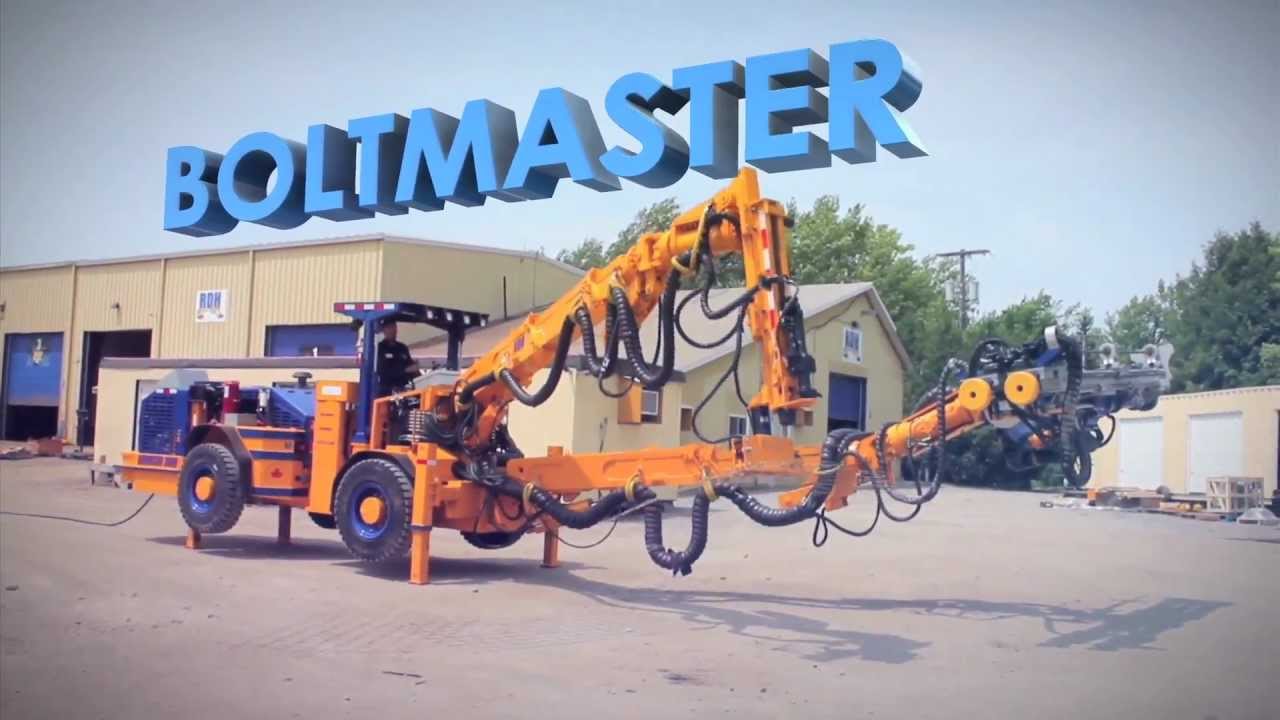 DRILL & BOLT MACHINES - RDH MINING EQUIPMENT - YouTube