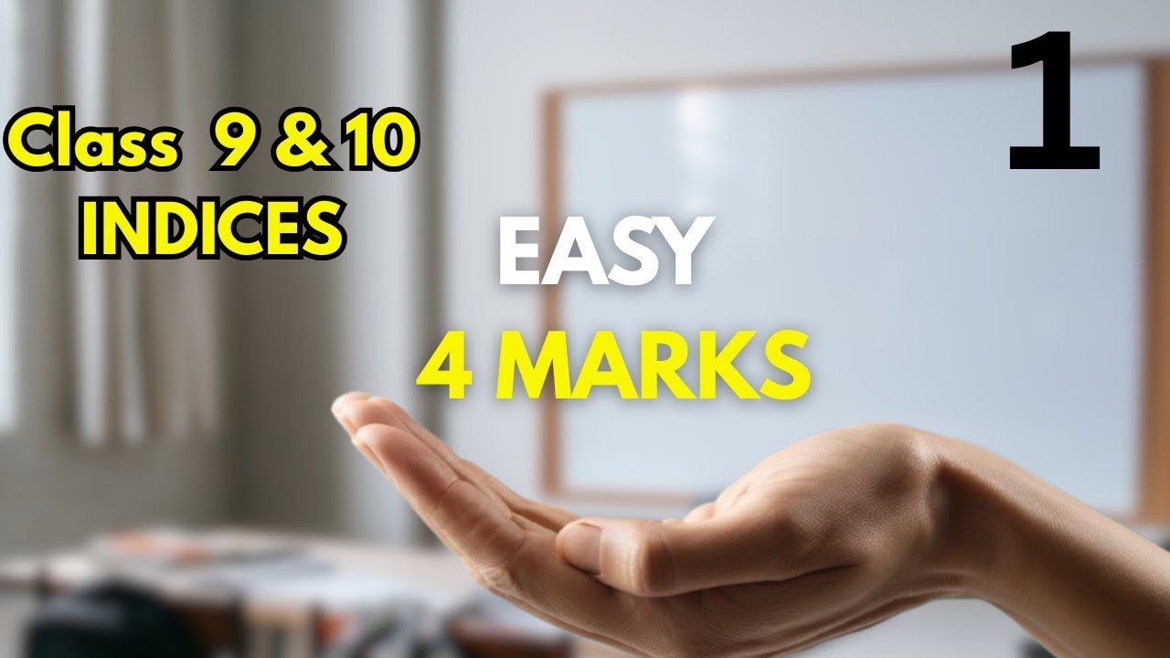 Class 10 and 9 Indices Simplify Problem 2 - YouTube