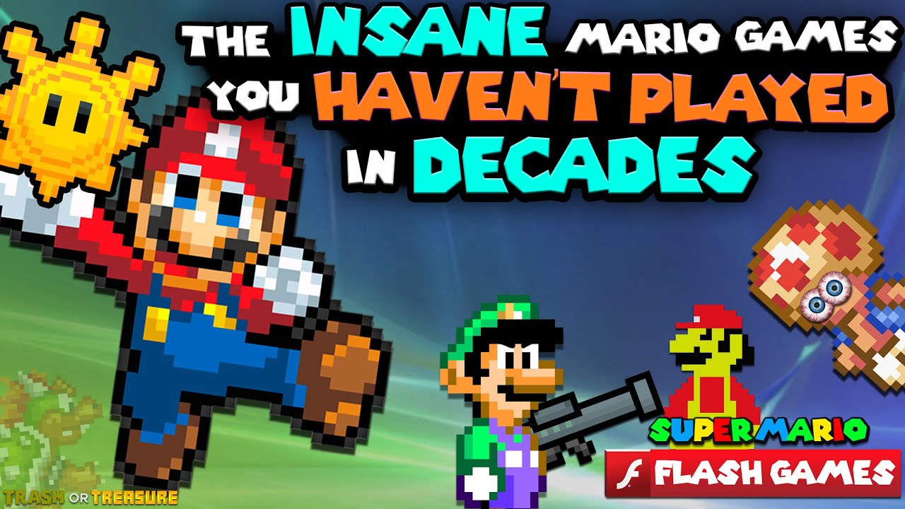 The WILD Mario Games You FORGOT Existed- Are Old Mario Flash Games THAT ...