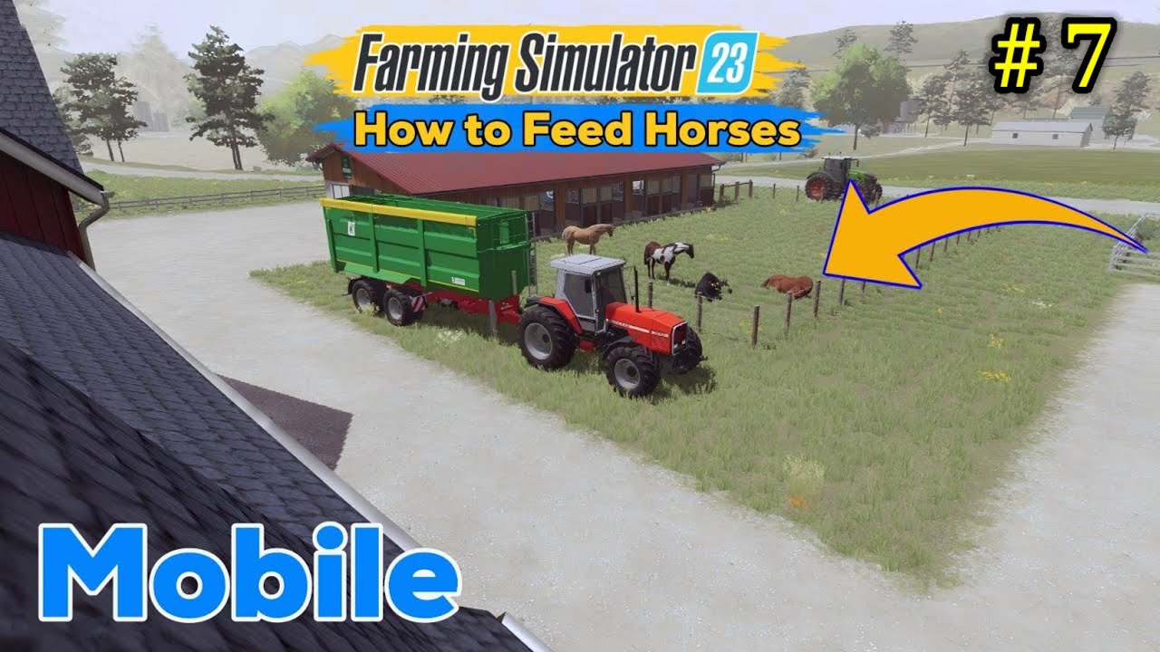 horse feeding in fs 23 | farming simulator 23 | new game play video ...