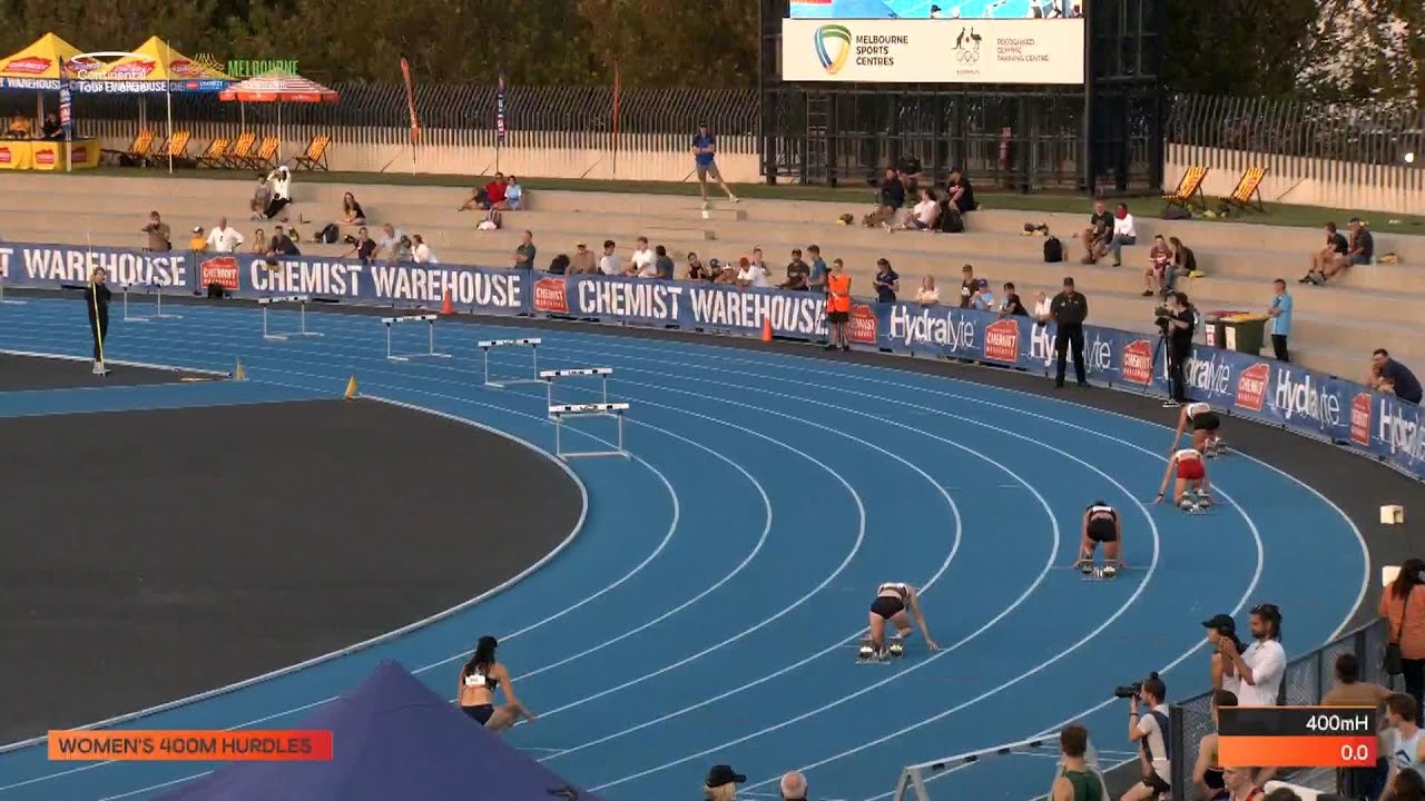 Women 400 Metres Hurdles 2022 Melbourne Track Classic - YouTube