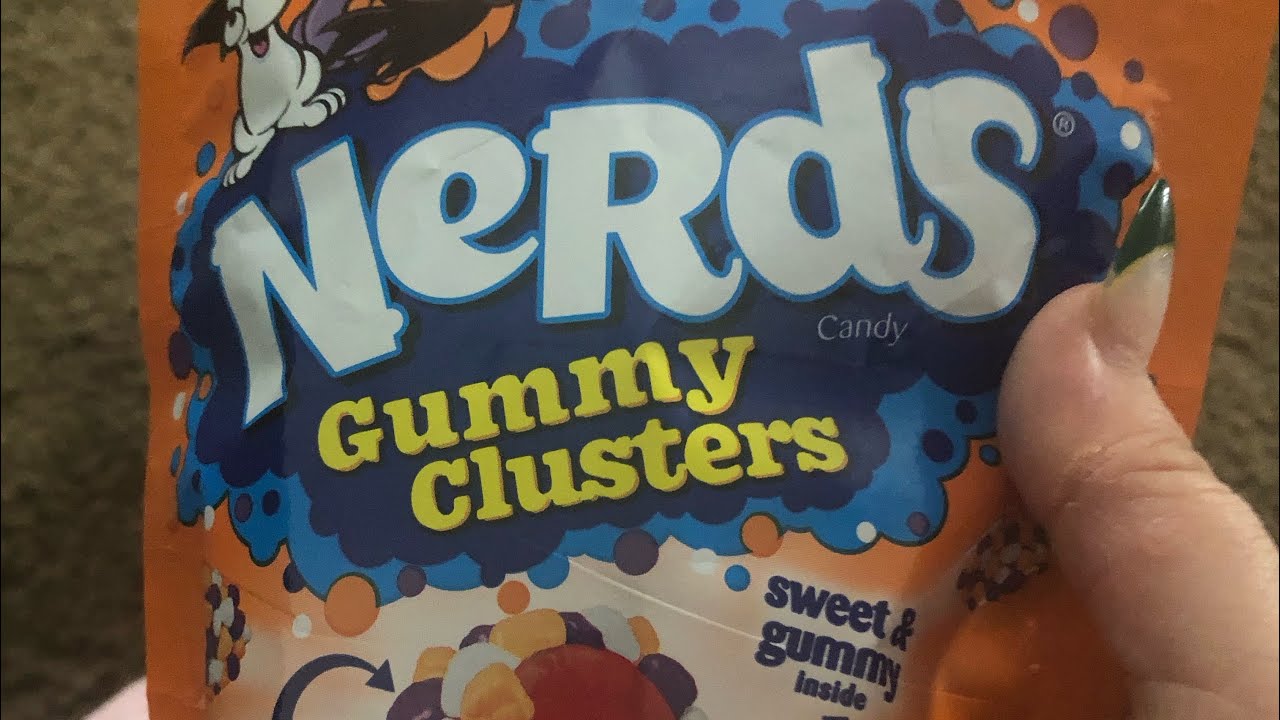 Nerds Halloween Spooky Gummy Clusters review - YouTube