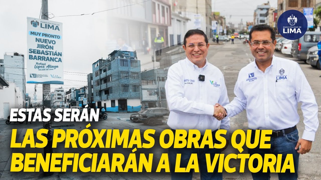 👷🏻🚜ESTAS SON LAS PRÓXIMAS OBRAS QUE SE REALIZARÁN EN EL DISTRITO DE LA ...